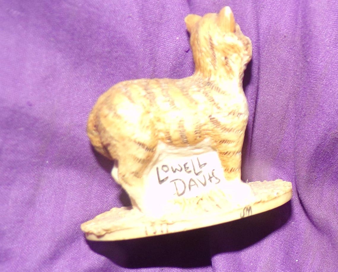 Vintage Small Schmid Lowell Davis Lowell Davis "warm Milk" Figurine ...
