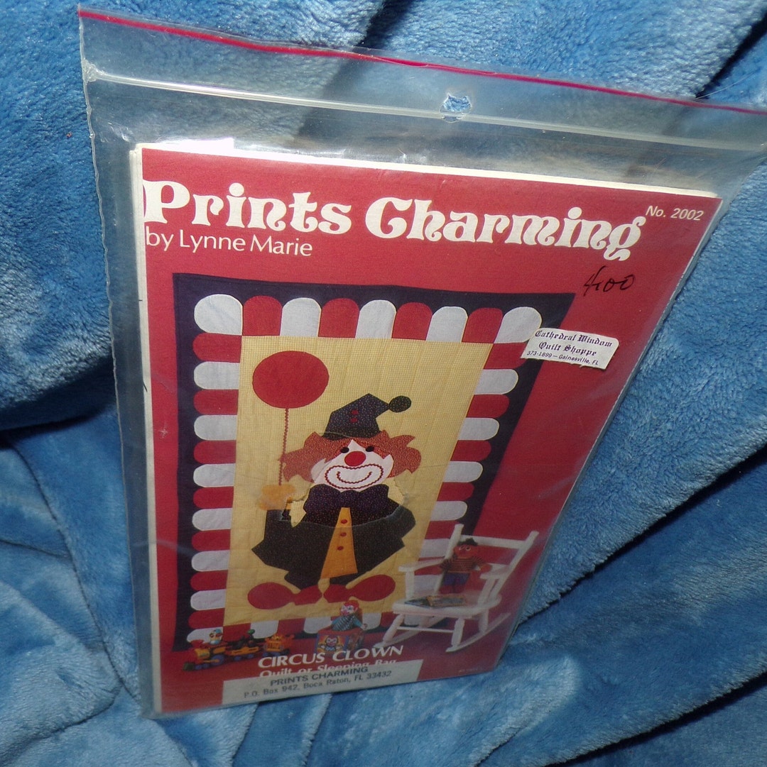 Prints Charming Lynne Marie Circus Clown Quilt or Sleeping Bag Quilt ...