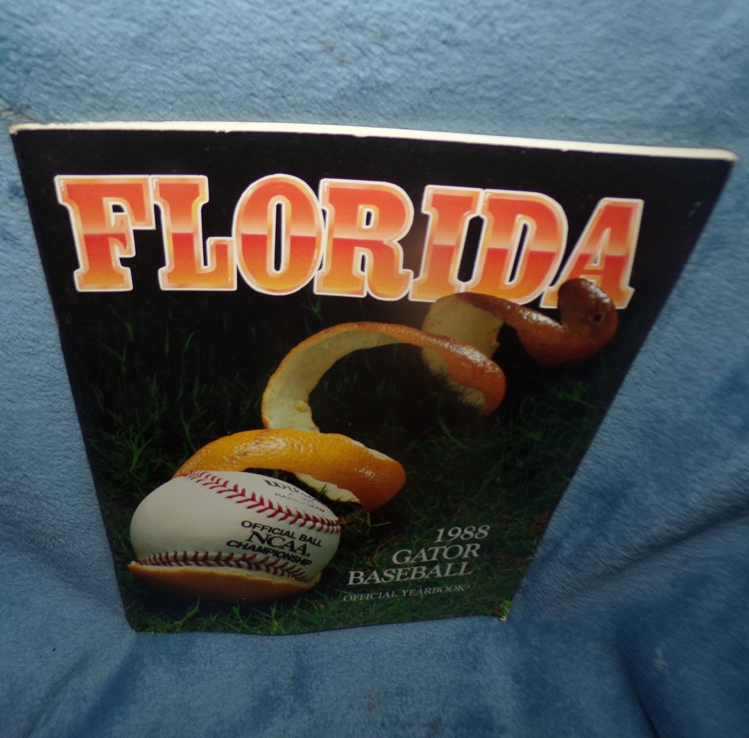Vintage University of Florida Gators Baseball Official 1988 Yearbook ...