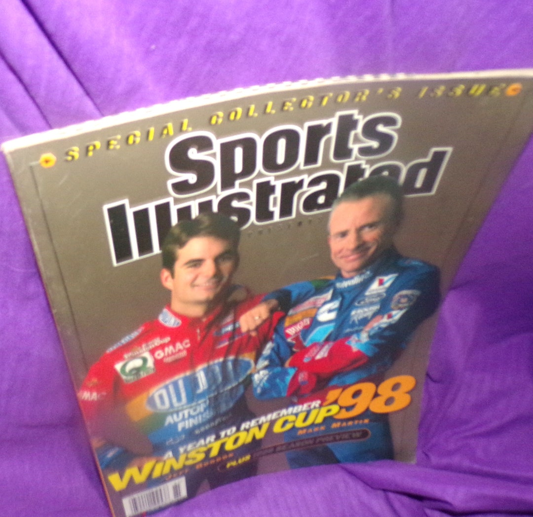 Vintage Magazine Sports Illustrated Presents Winston Cup 98 Jeff Gordon ...