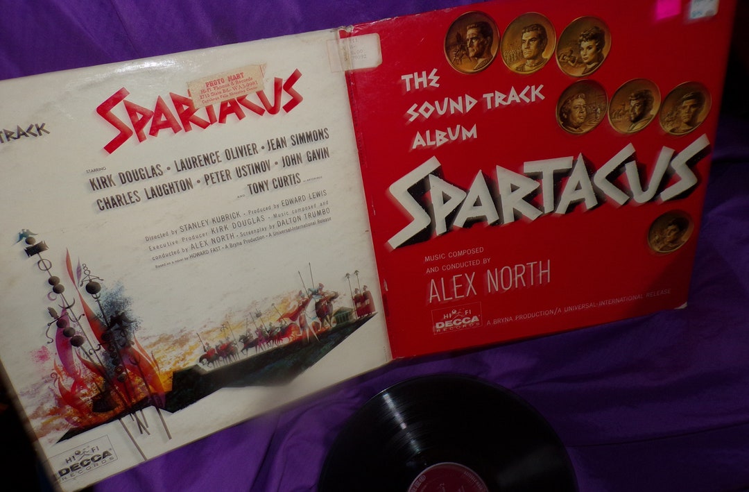 Vintage Spartacus Soundtrack Vinyl LP Record Album With Movie Photo ...