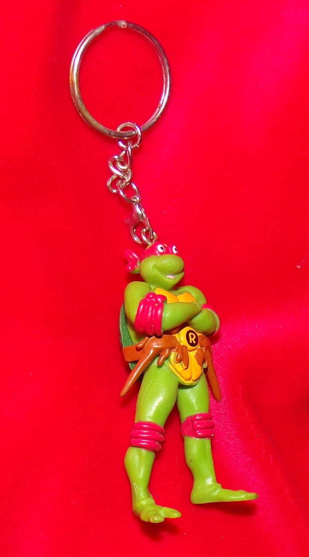 Vintage TMNT Teenage Mutant Ninja Turtle Keychain Action Figure - Etsy