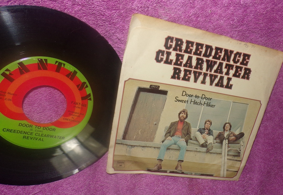 Creedence Clearwater Revival Sweet Hitch-hiker/ Door to Door 45 Rpm ...