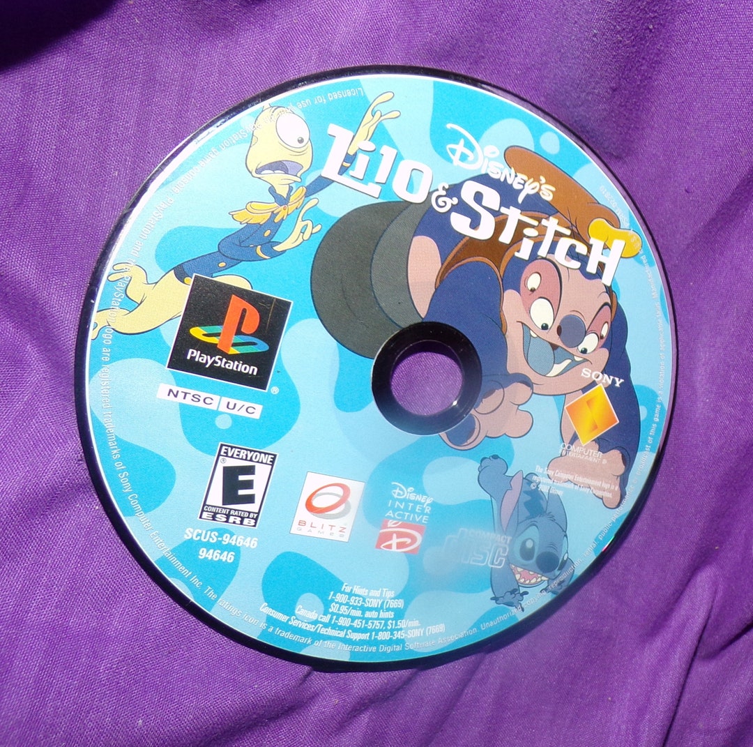Lilo and Stitch Sony Playstation Disc Only Game - Etsy