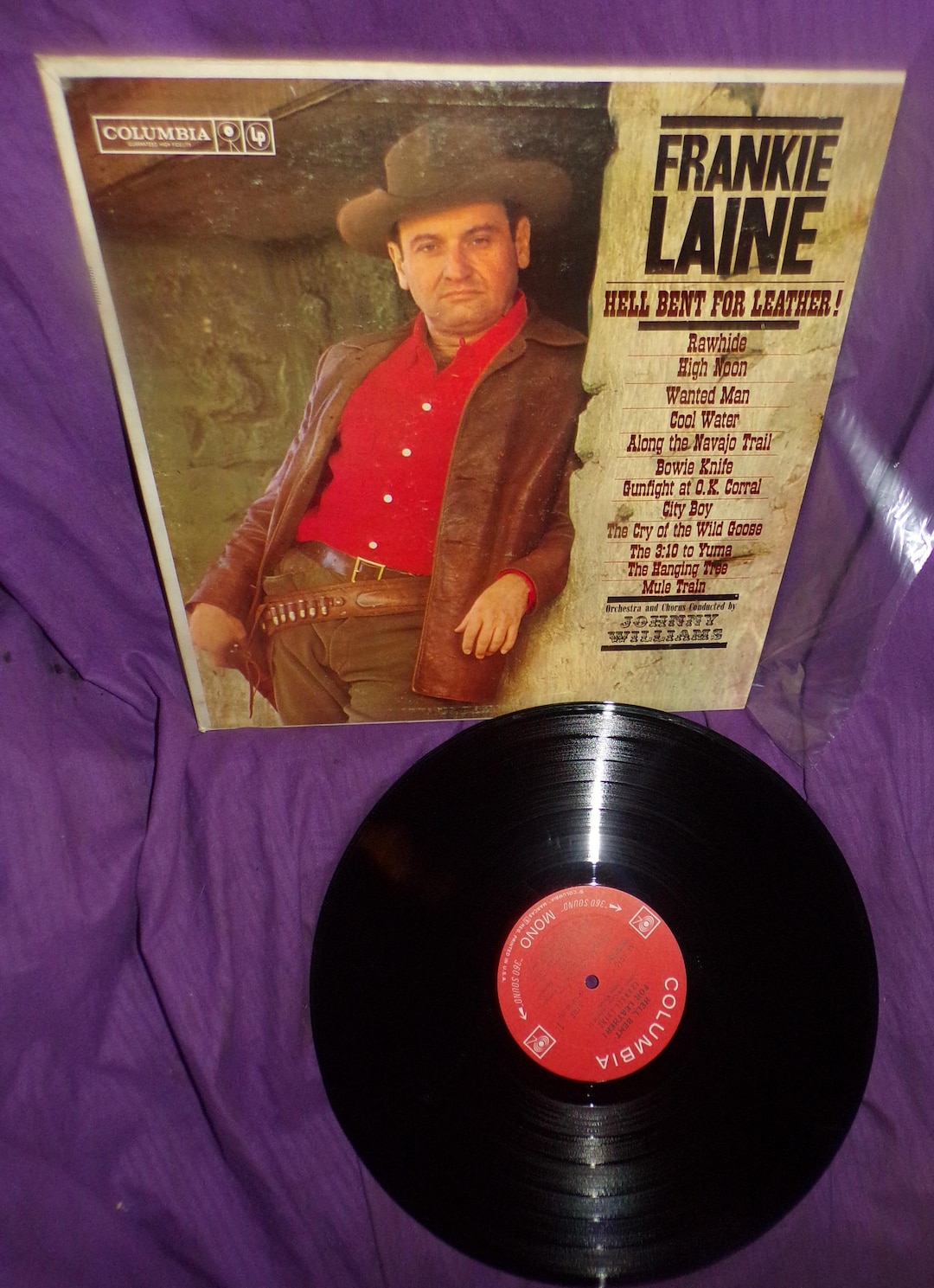 Vintage Vinyl Lp Record Album Frankie Laine Hell Bent for Leather ...
