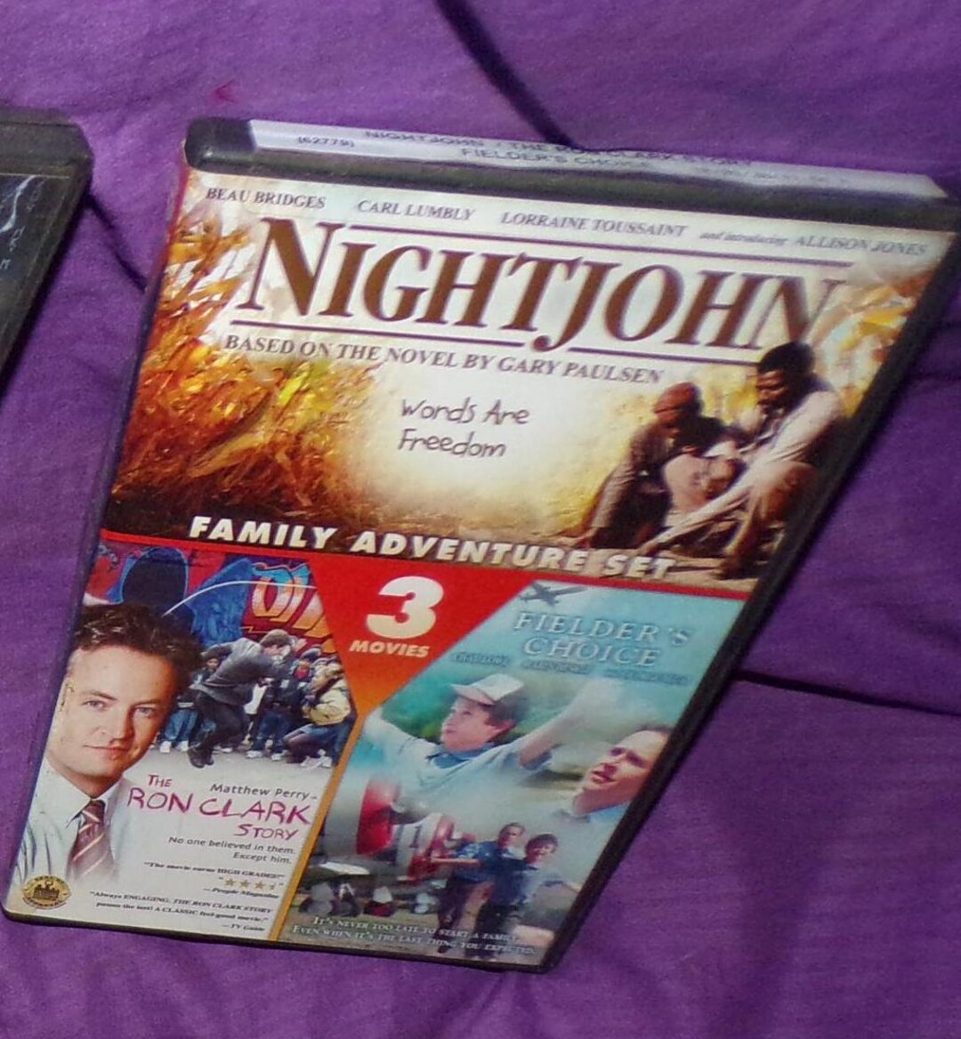 Family Adventure Set 3 Movies Nightjohn / the Ron Clark Story / Fielder's Choice Movie Dvd - Etsy