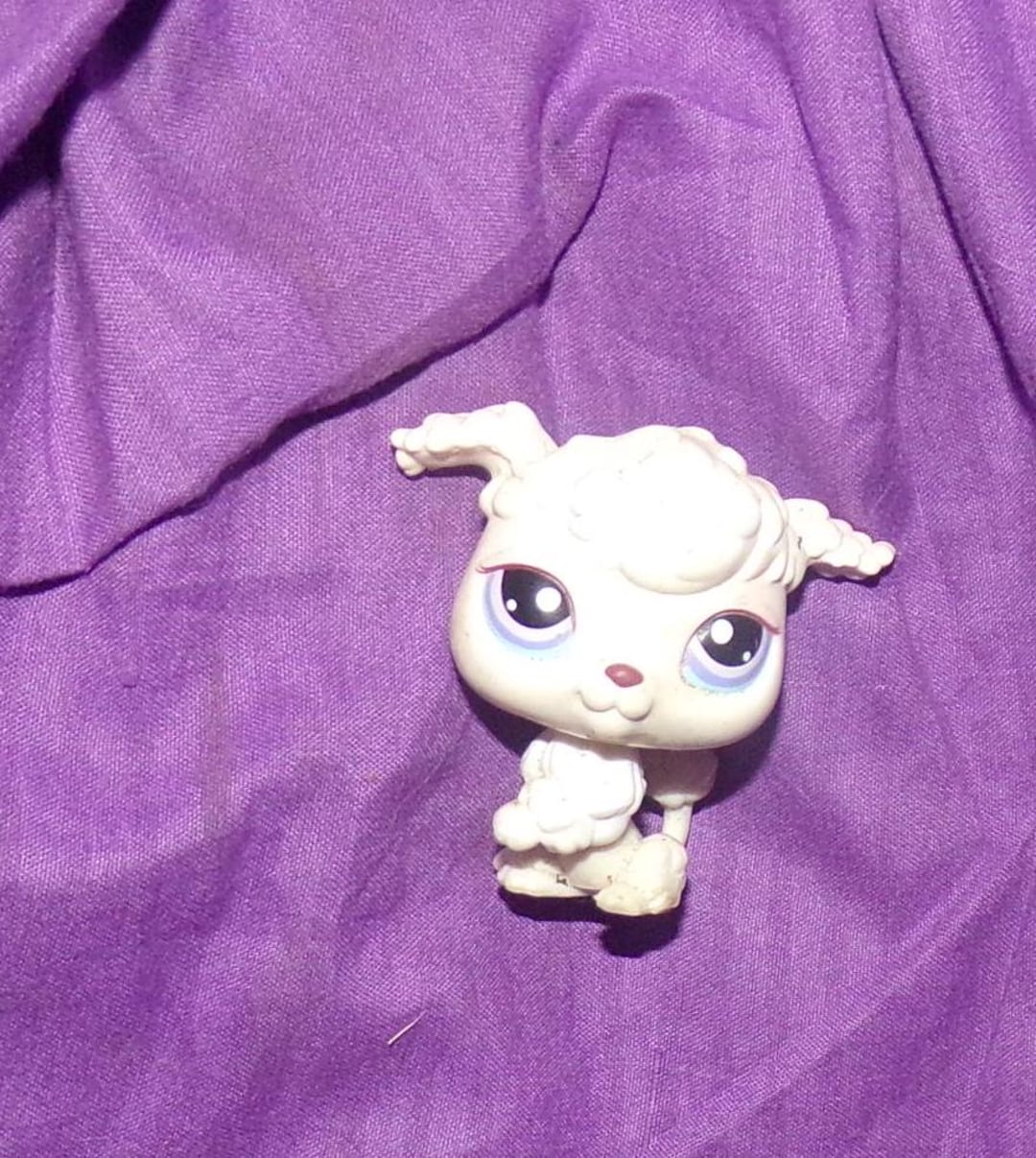 White Poodle Dog Authentic Littlest Pet Shop - Hasbro LPS Puppy - Etsy