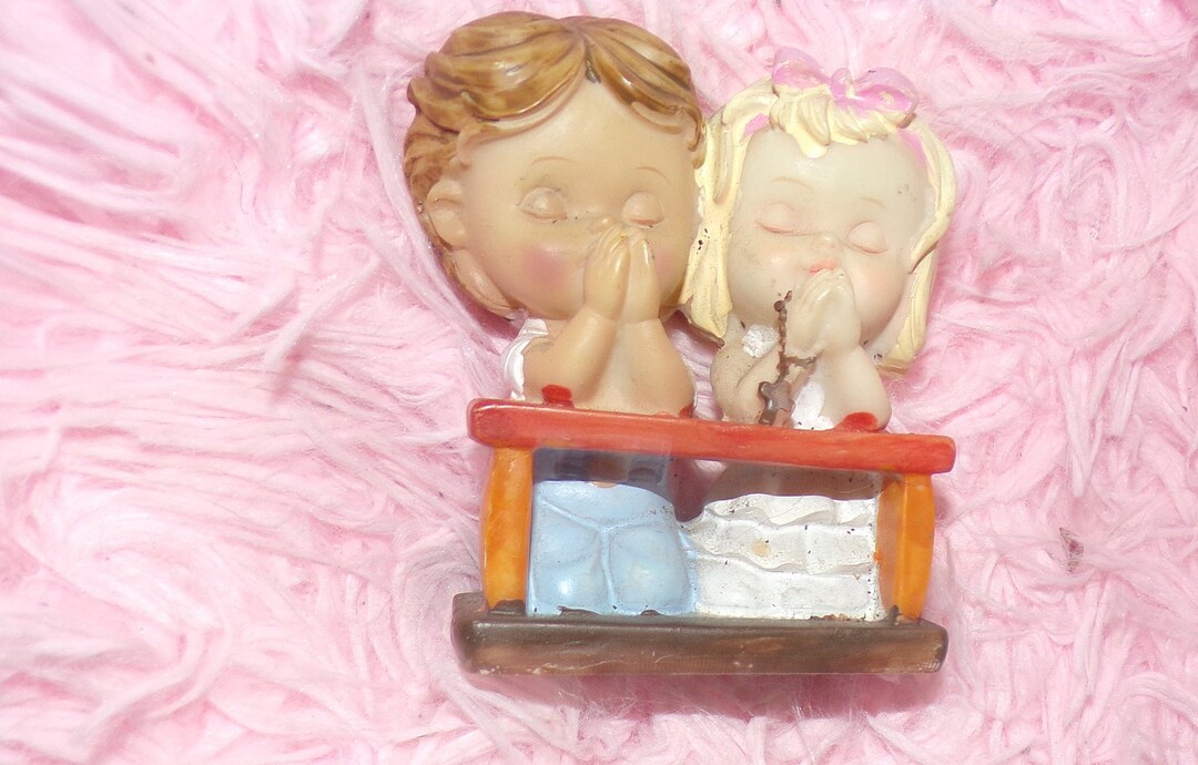 Vintage Praying Children Tender Times Figurine - Etsy