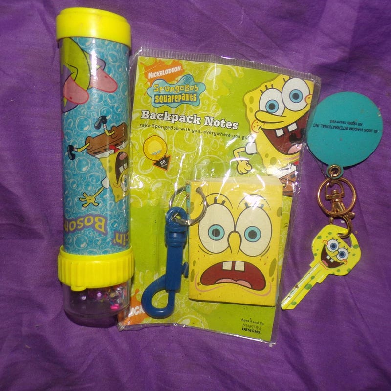 Spongebob Keychain - Etsy