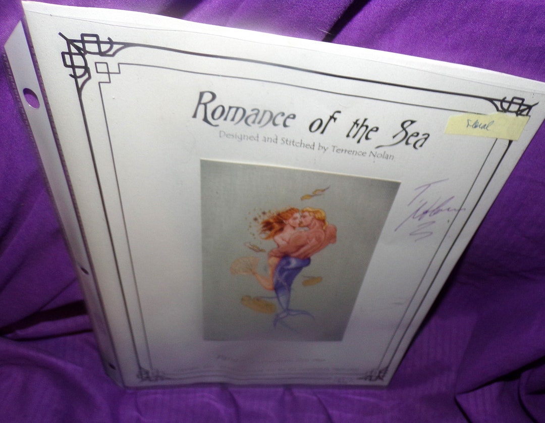 Romance of the Sea Mermaid Terrence Nolan Cross Stitch Pattern - Etsy