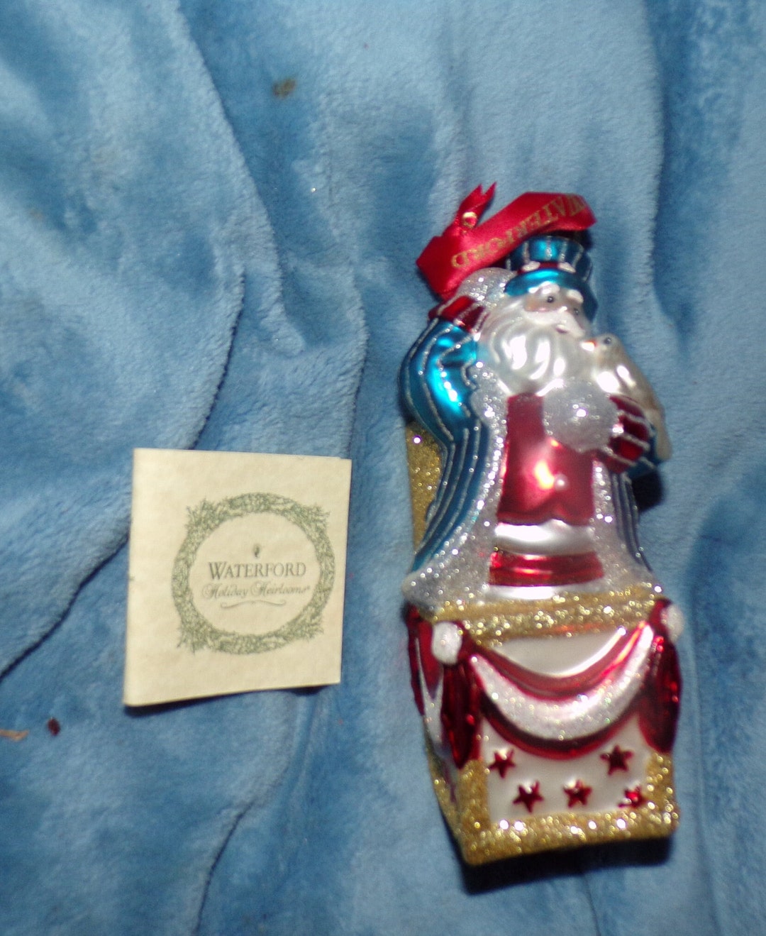 Waterford Holiday Heirlooms Patriotic Jack in the Box Santa Christmas ...