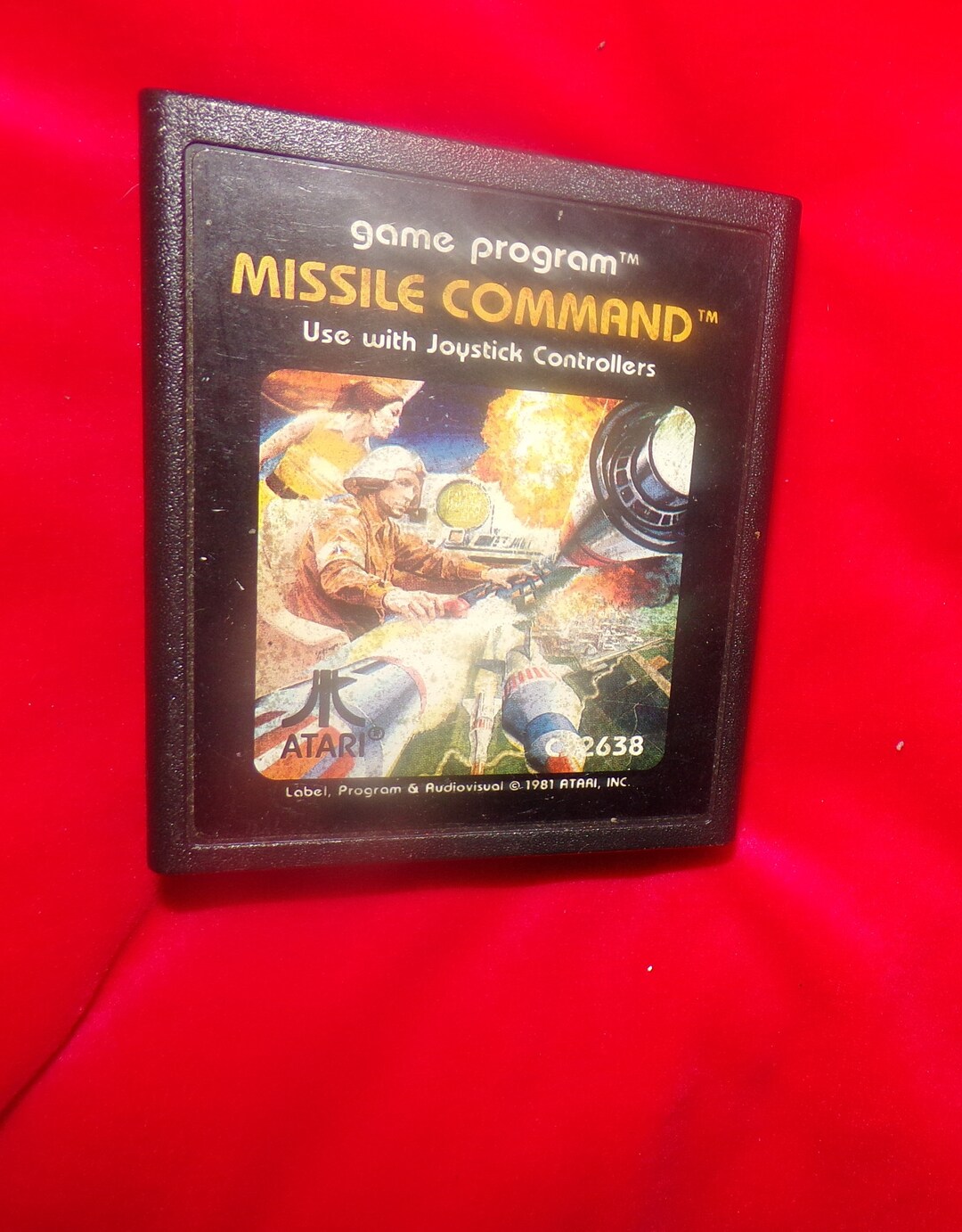 Atari Missile Command Vintage Game Cartridge - Etsy