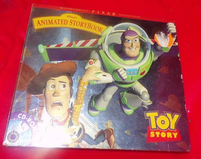 Disney's Toy Story Animated Storybook Windows Mac 1996 Pixar CD-ROM PC ...