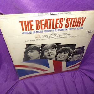 The Beatles Story A Narrative Musical Biography of Beatlemania 2 Record ...
