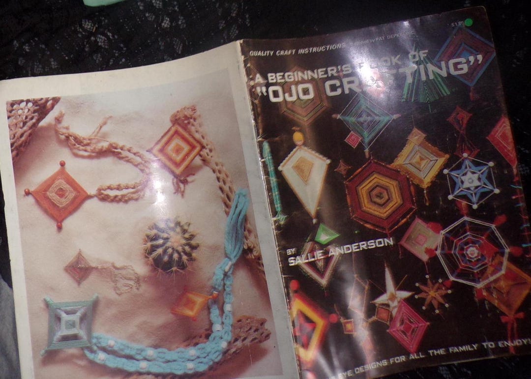 Vintage A Beginners Book of OJO Crafting God's Eye Designs Ojo De Dios ...