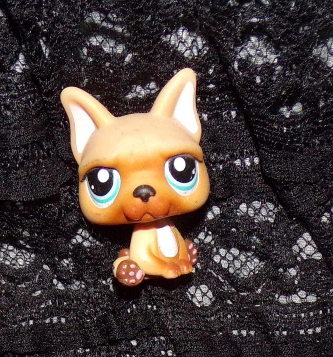 Vintage Authentic Littlest Pet Shop LPS Dog French Bulldog / Original ...