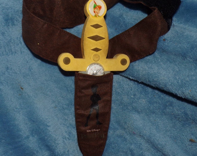 Vintage Disney Peter Pan Foam Dagger With Compass and Sheath - Etsy