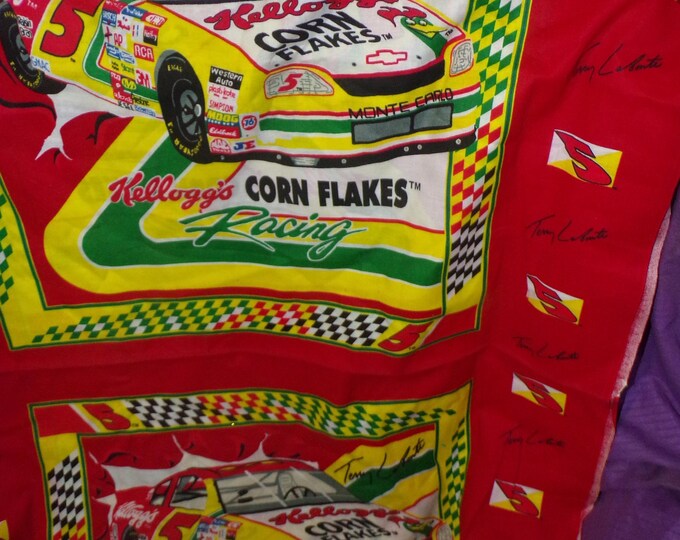 Nascar 1997 Kelloggs Corn Flakes Racing Fabric Panels Terry Labonte Lot ...