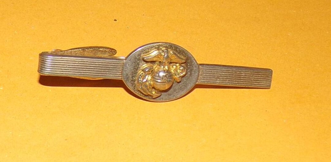 Vintage USMC Enlisted Tie Clasp U S Marine Corp - Etsy