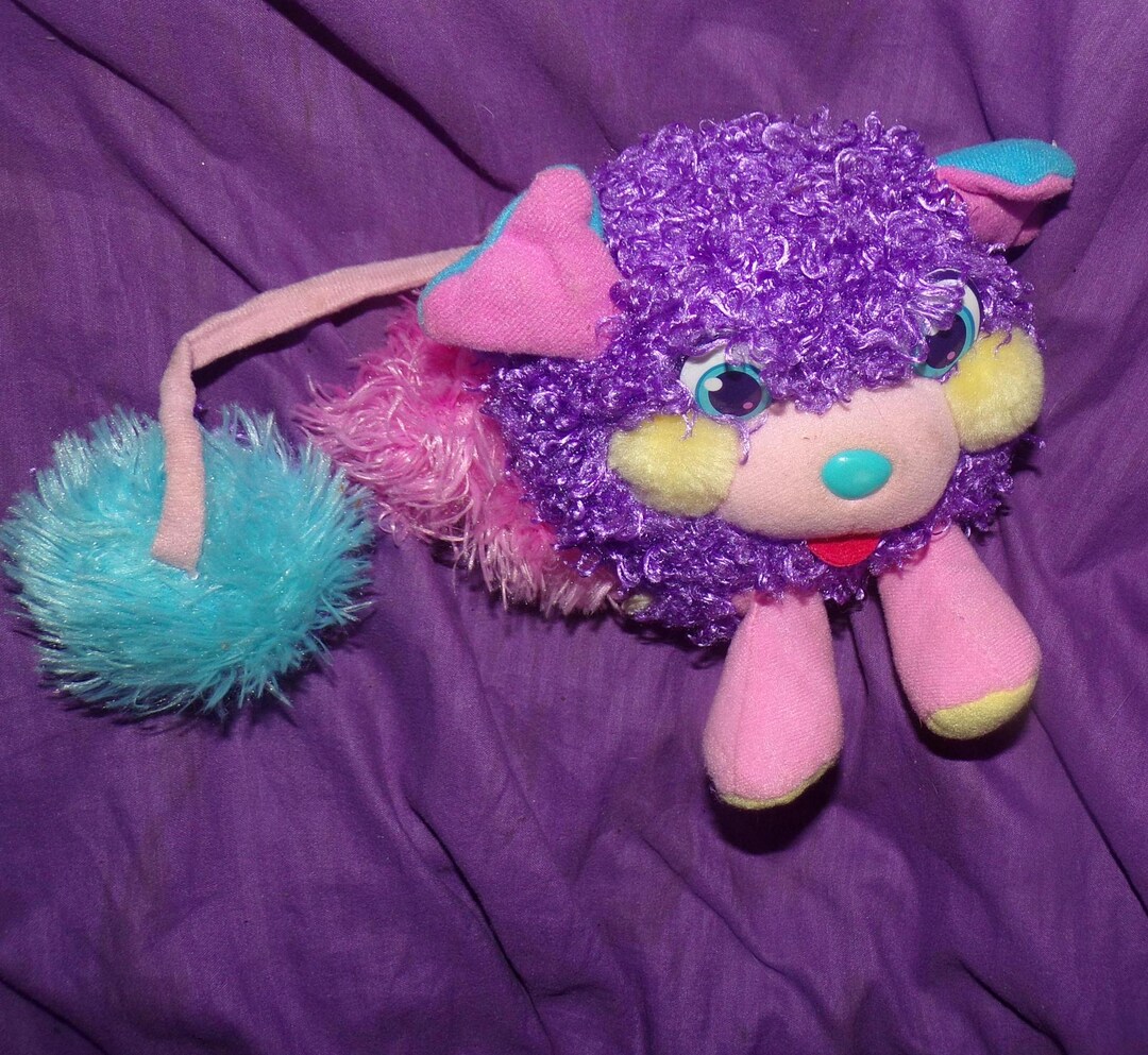 Vintage Small Talking Popple Pink and Purple Plush - Etsy