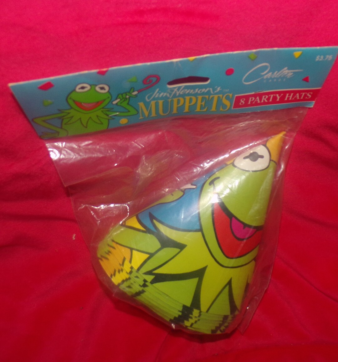 Vintage Jim Henson’s Muppets Carlton Cards Kermit Sealed Pack of 8 ...