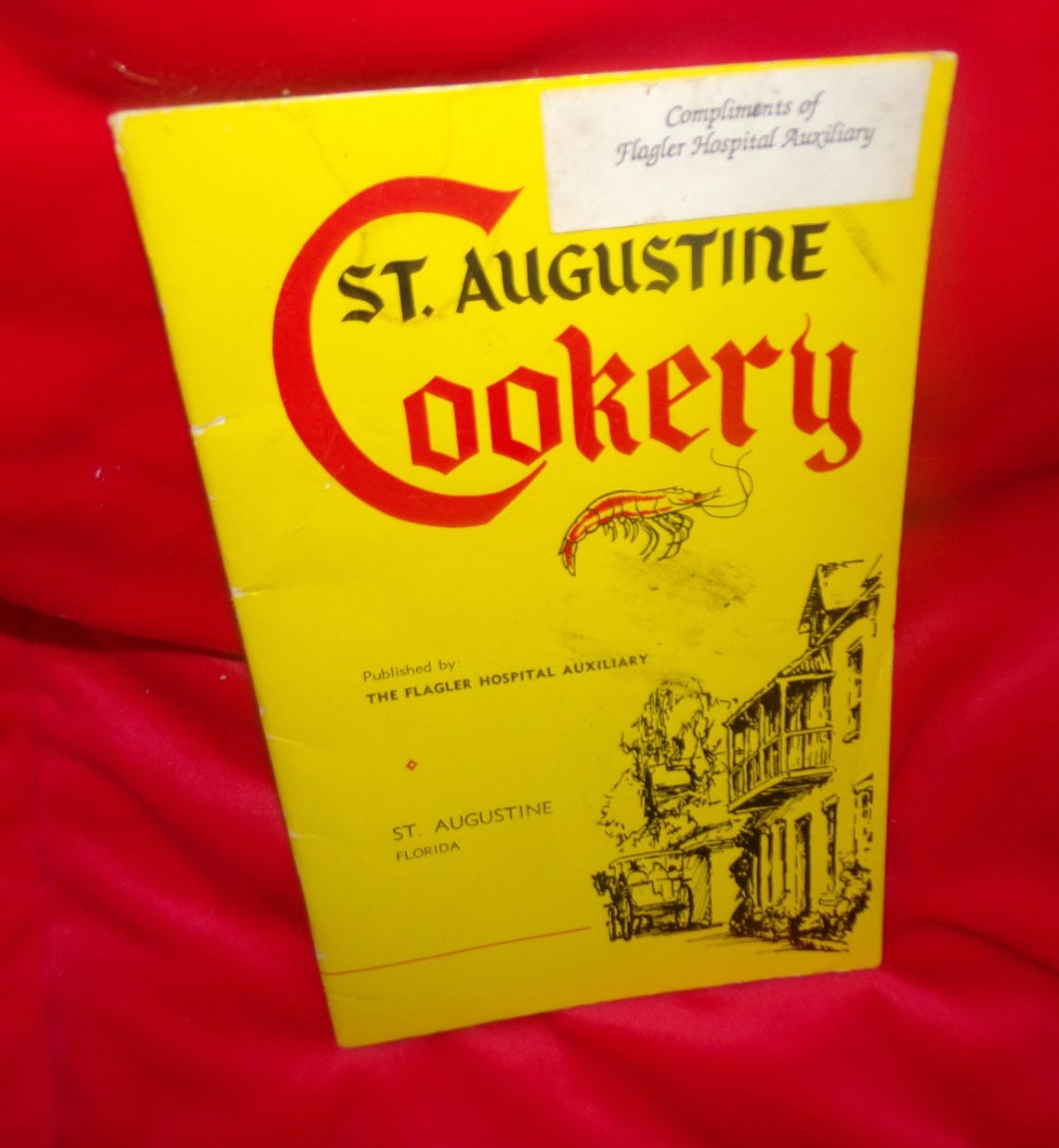 1965 St Augustine Cookery Flagler Hospital Auxiliary Cookbook Cooking Pamphlet - Etsy