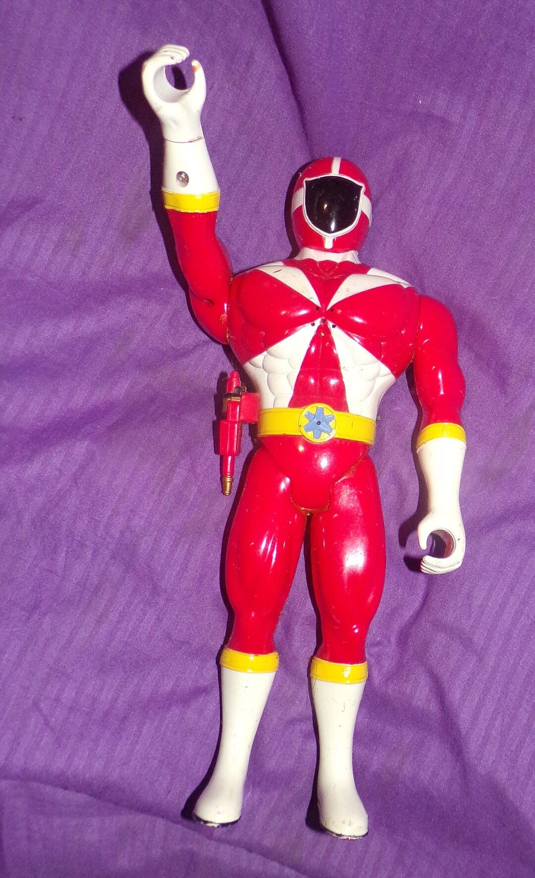 Vintage Red Power Ranger Lightspeed Action Figure - Etsy