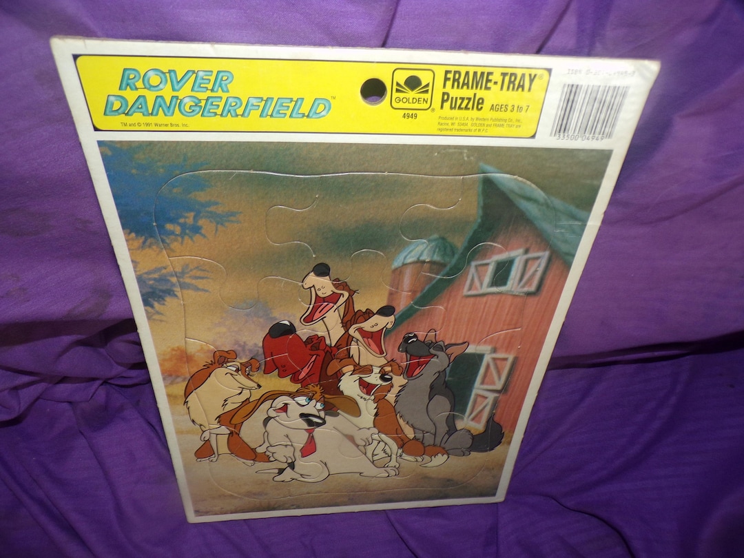 Vintage Rover Dangerfield Dog Tray Puzzle - Etsy
