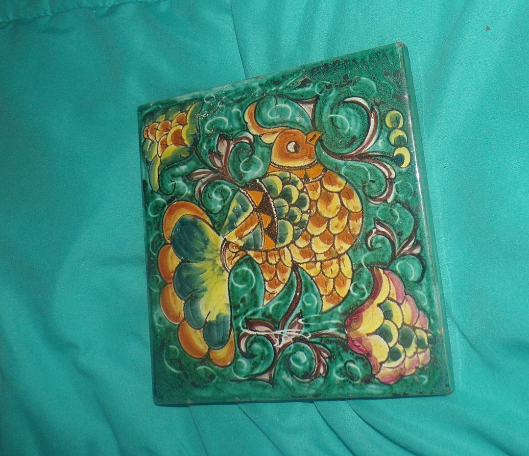 Vintage Beautiful Bird Partridge 6x6" Tile Trivet - Etsy