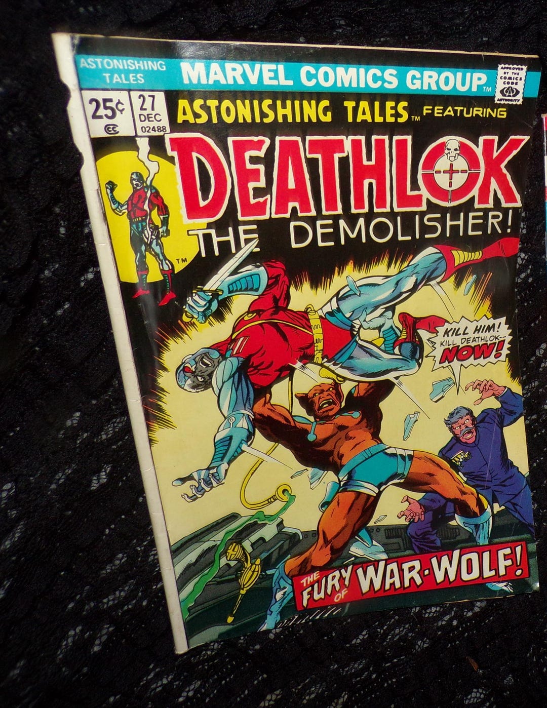 Vintage Comic Book Marvel Astonishing Tales Featuring Deathlock the ...