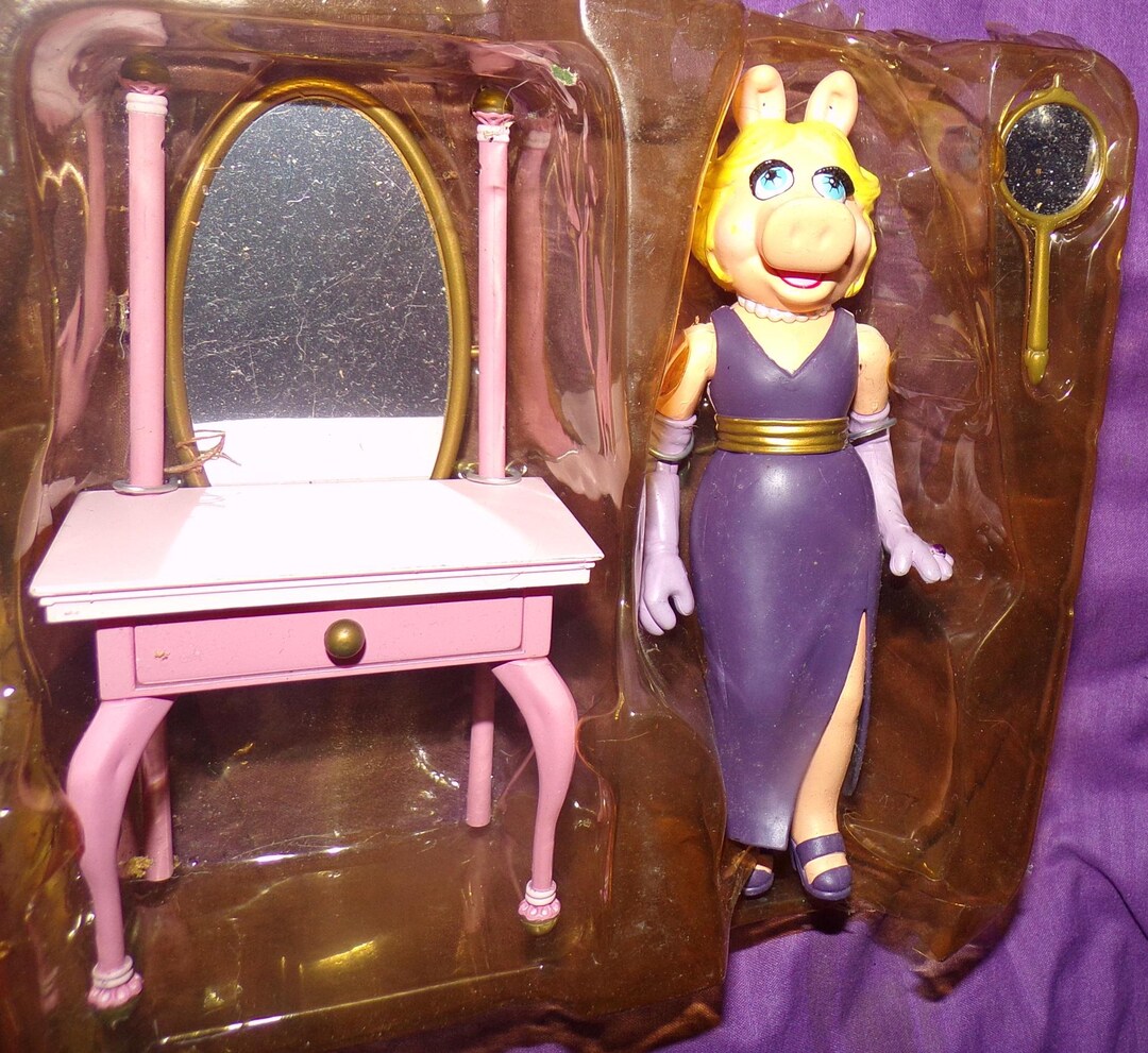 Vintage Muppet Show 25 Years MISS PIGGY Action Figure Complete With ...