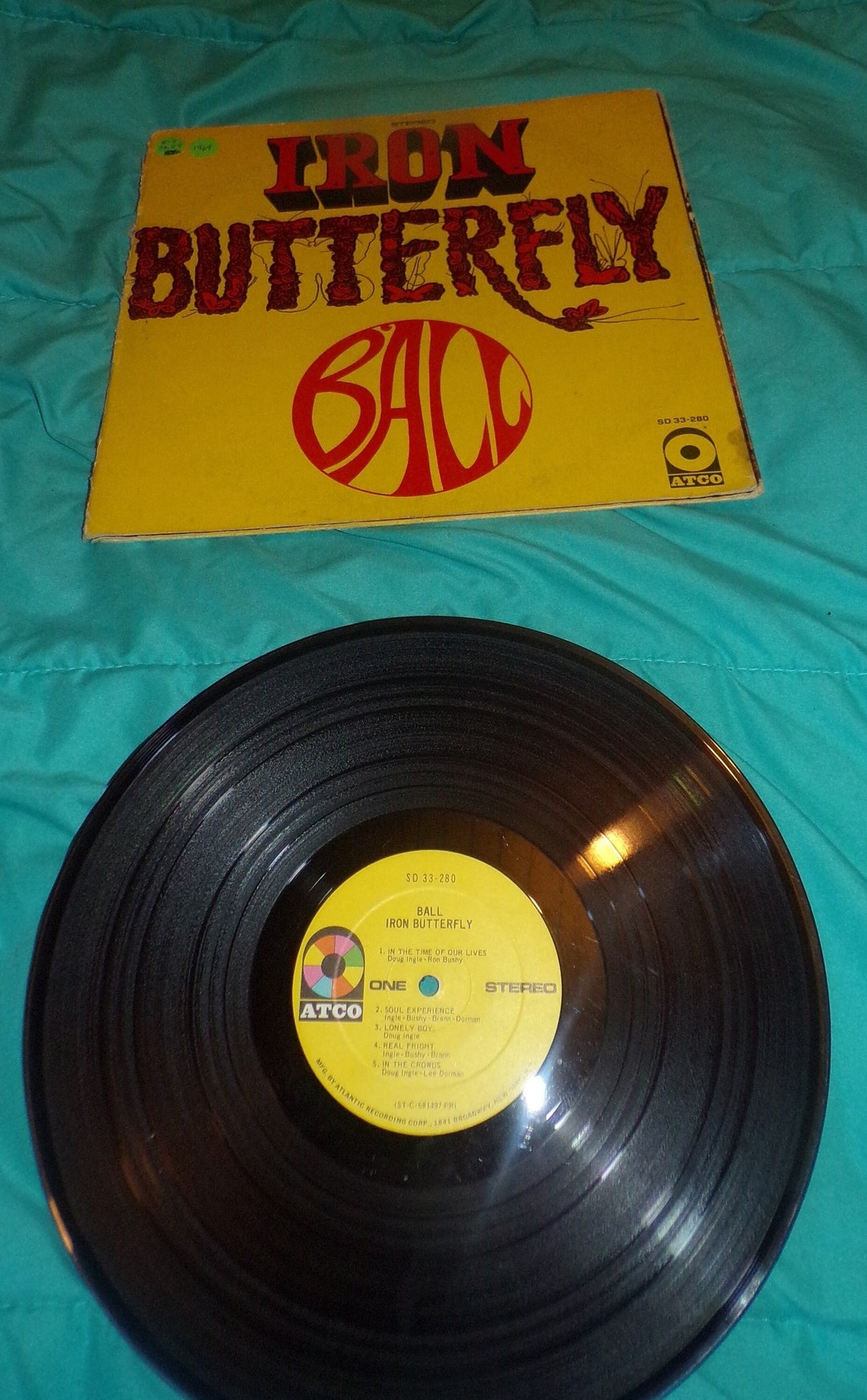 Vintage Iron Butterfly Ball Album Vinyl Lp Record Album - Etsy