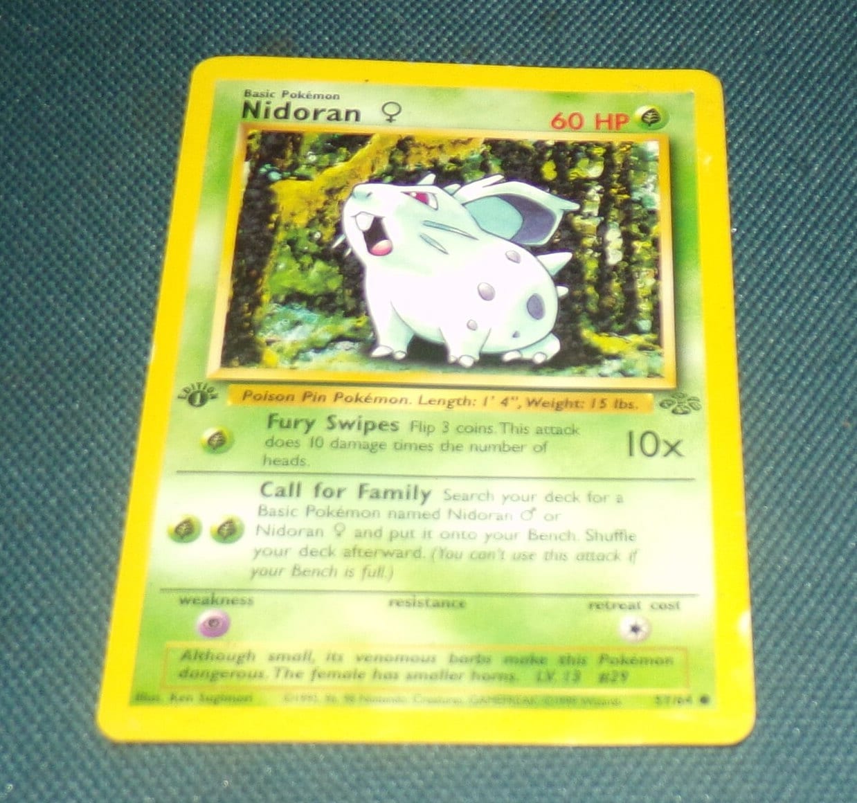 Nidoran Pokemon Card