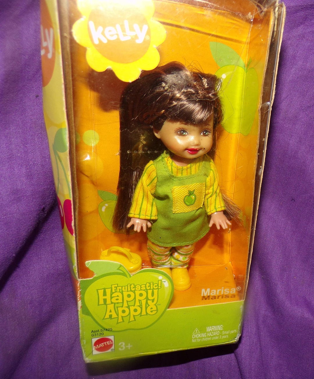 Vintage Kelly Doll Fruitastic Happy Apple Marisa Barbie Kelly Club 2004 ...
