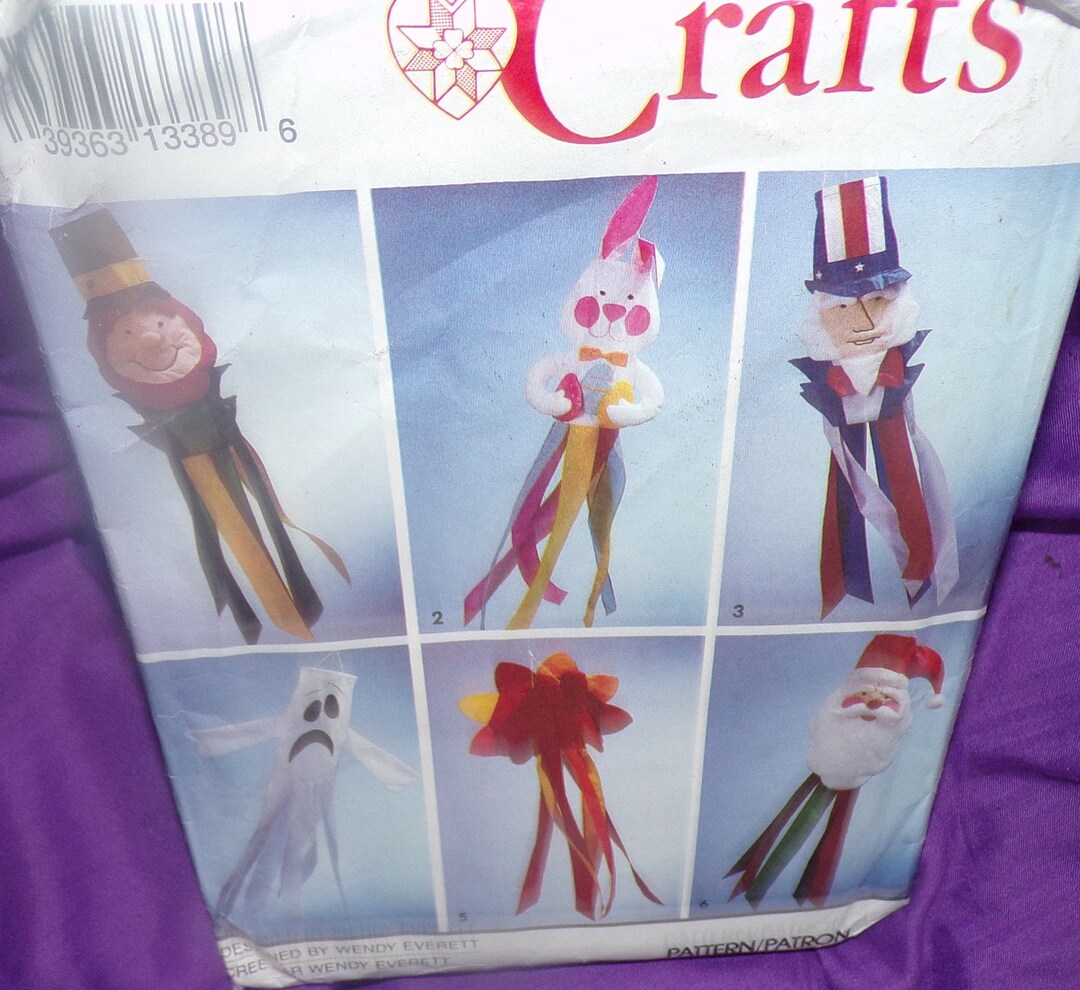 Simplicity 8156 Holiday Windsock Pattern Uncut - Etsy