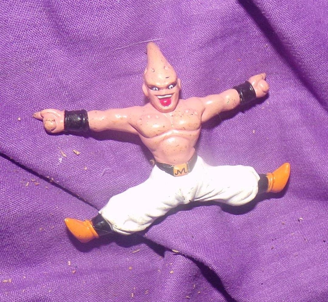 Vintage 1989 Dragonball Z PVC 1.5" Mini Figure: Majin Buu - Full Power ...