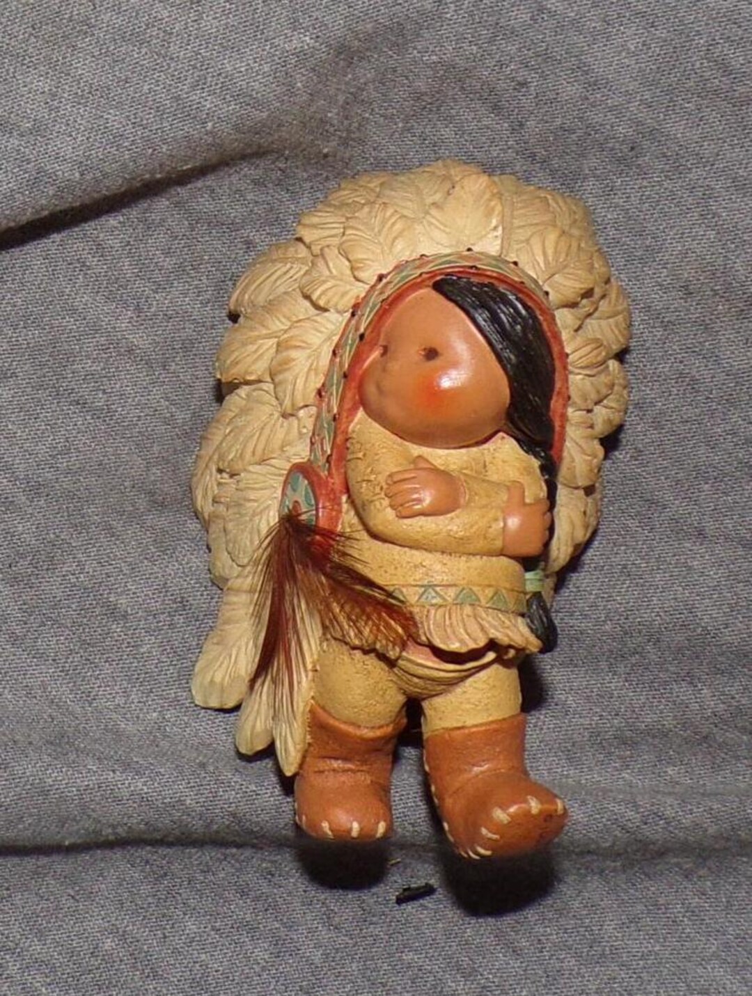 Vintage 1994 Enesco “friends of the Feather” Native American Indian ...