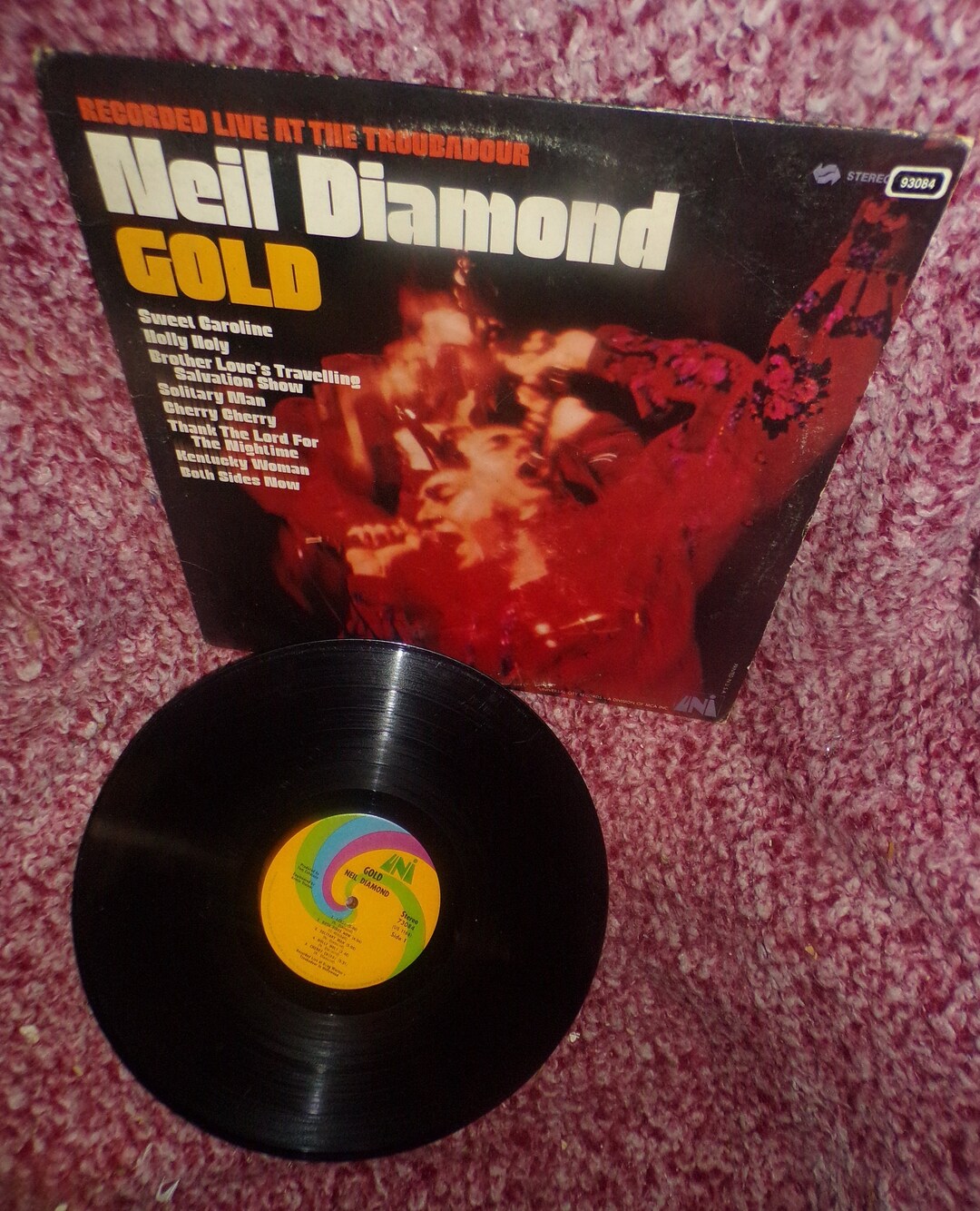 Vintage Neil Diamond Gold LP Vinyl Record Album - Etsy