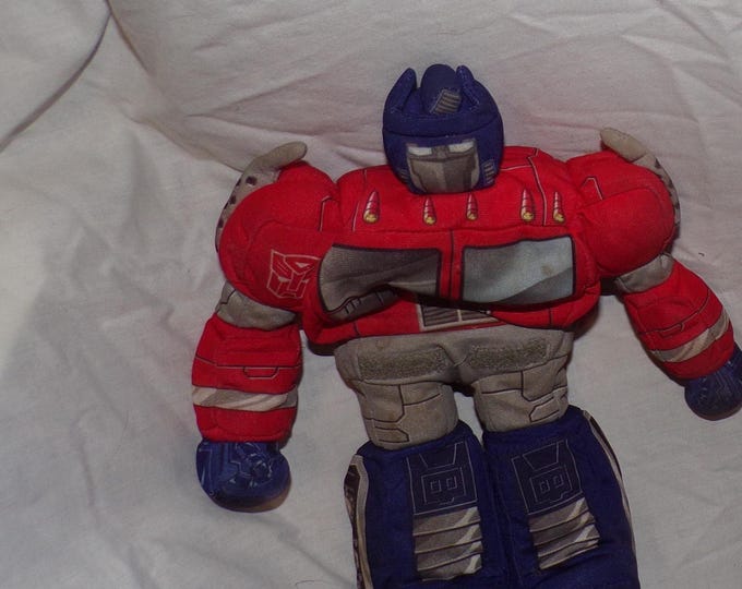 Plush Transformer Optimus Prime Figure - Etsy