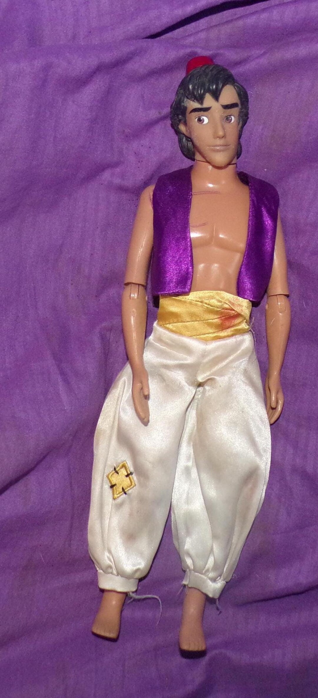 Vintage Disney Aladdin Doll in Original Outfit Articulated Arms - Etsy