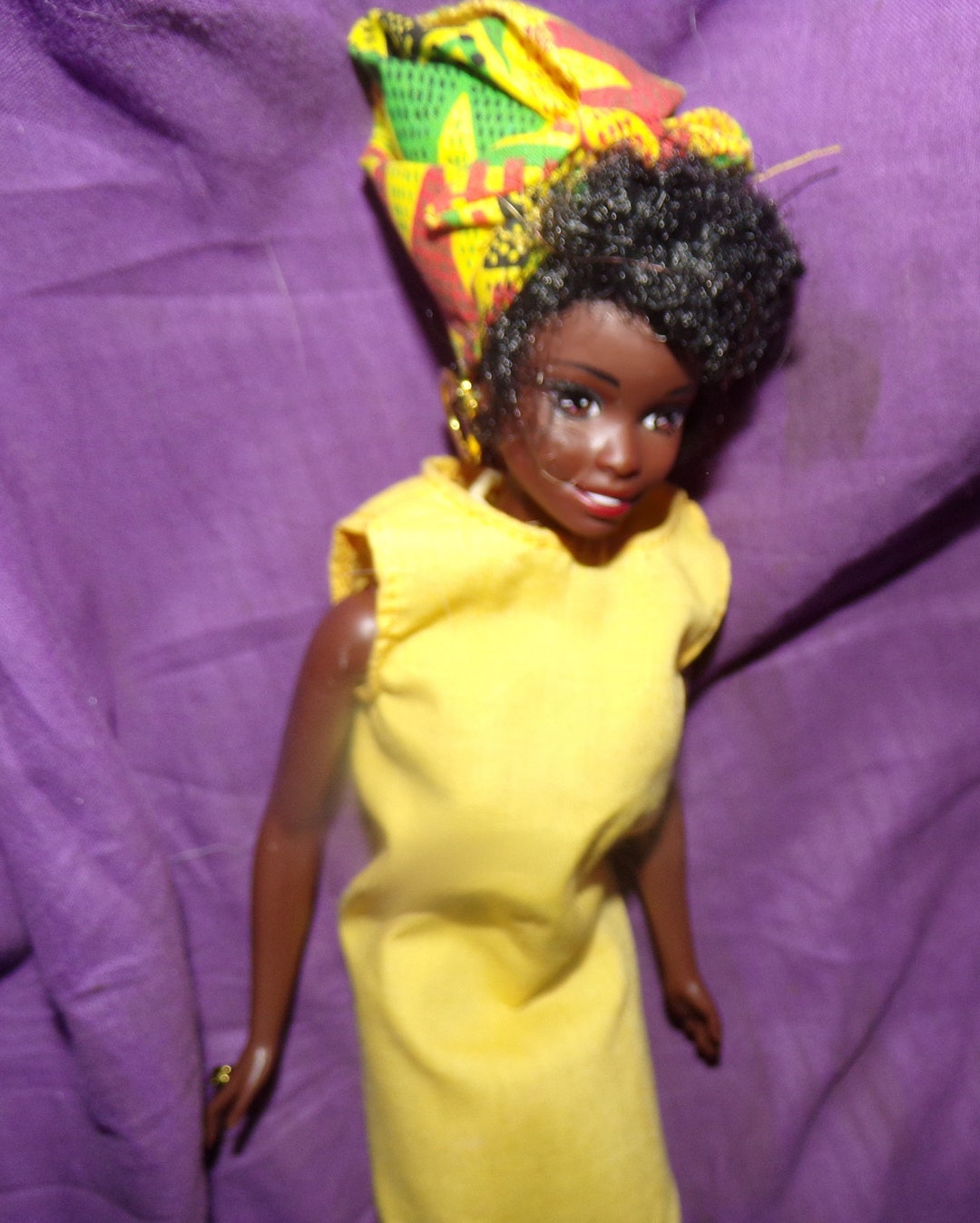 Vintage African Barbie With Jewelry and Head Dress - Etsy