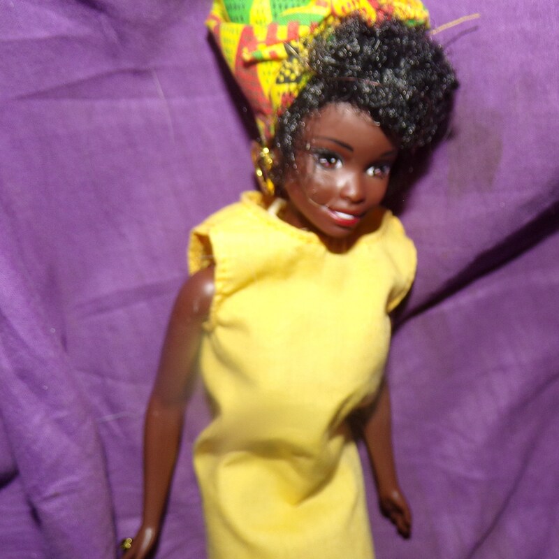 African Barbie Dress - Etsy