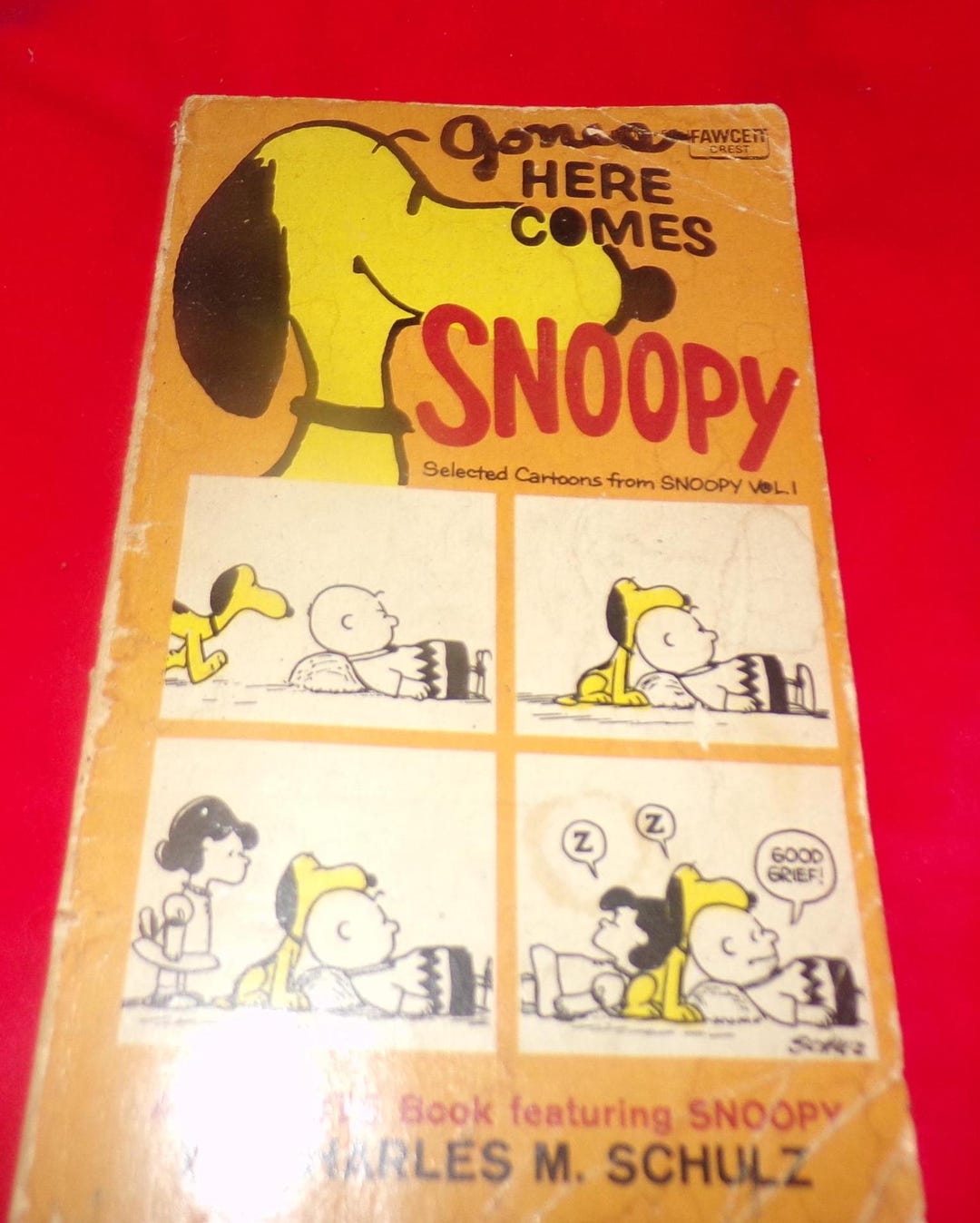 Vintage 1958 Peanuts Here Comes Snoopy Paperback - Etsy