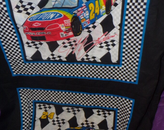 Jeff Gordon NASCAR Racing Car Fabric Pillow Panel Panels 2 Sets - Etsy