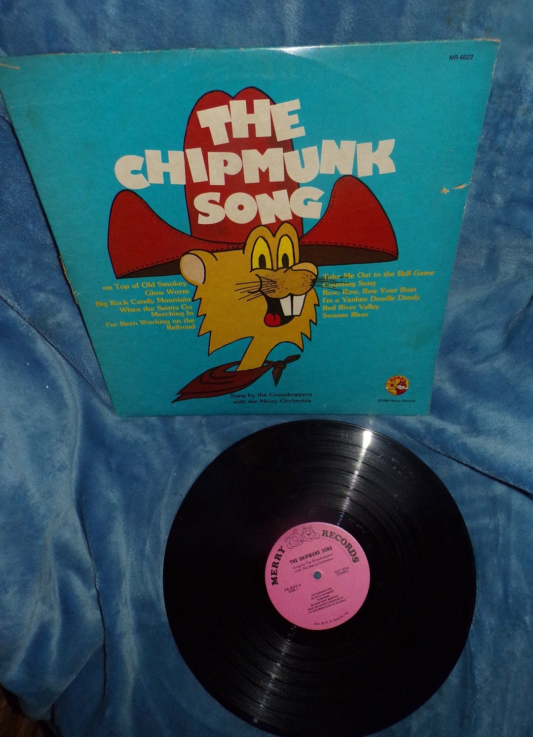 Vintage the Chipmunk Song the Grasshoppers Vinyl Lp Album Record - Etsy