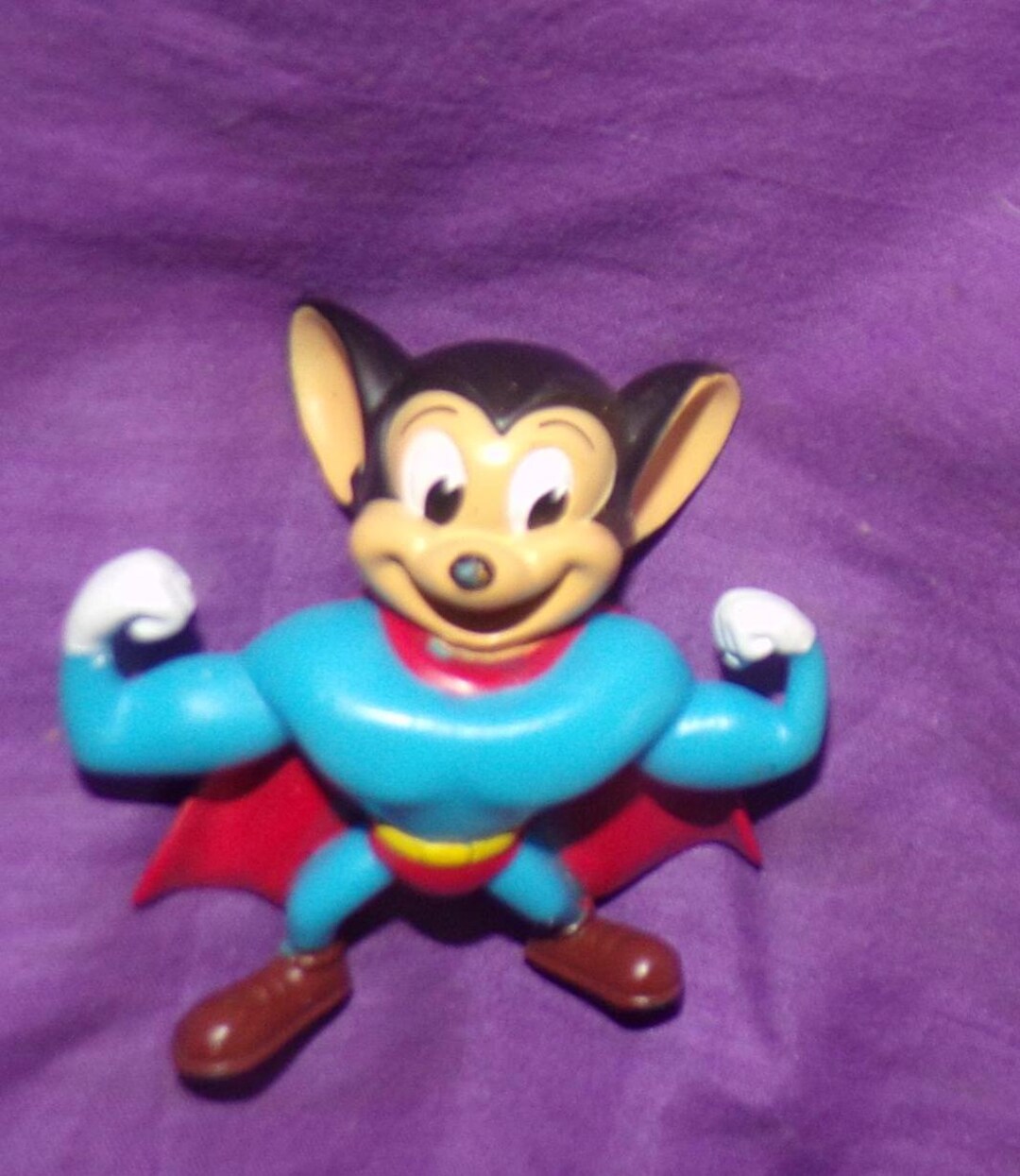 Mighty Mouse 3 PVC Action Figure Cake Topper - Etsy