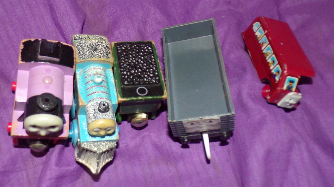 Vintage Thomas the Train Mini Figures Trains Wooden Metal Plastic Emily ...