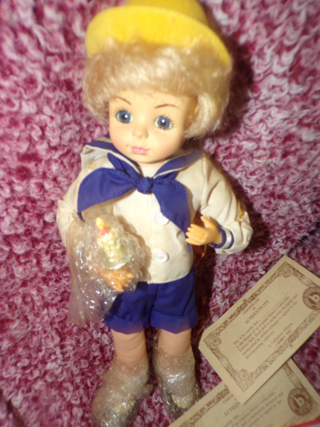 Vintage 1988 Jack Be Nimble Doll 15" Tall Hand Made Brinns Fairy Tale ...