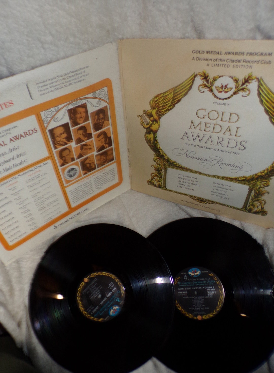 1971 Citadel Record Club Vol. IX Gold Medal Awards Nominations Records ...