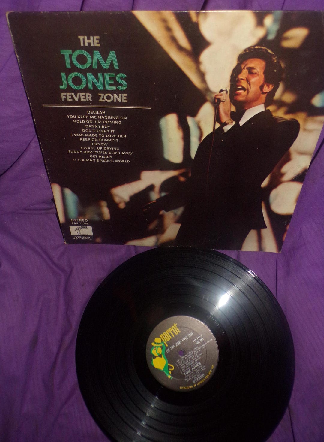 The Tom Jones Fever Zone Vintage Vinyl Record Lp Album - Etsy